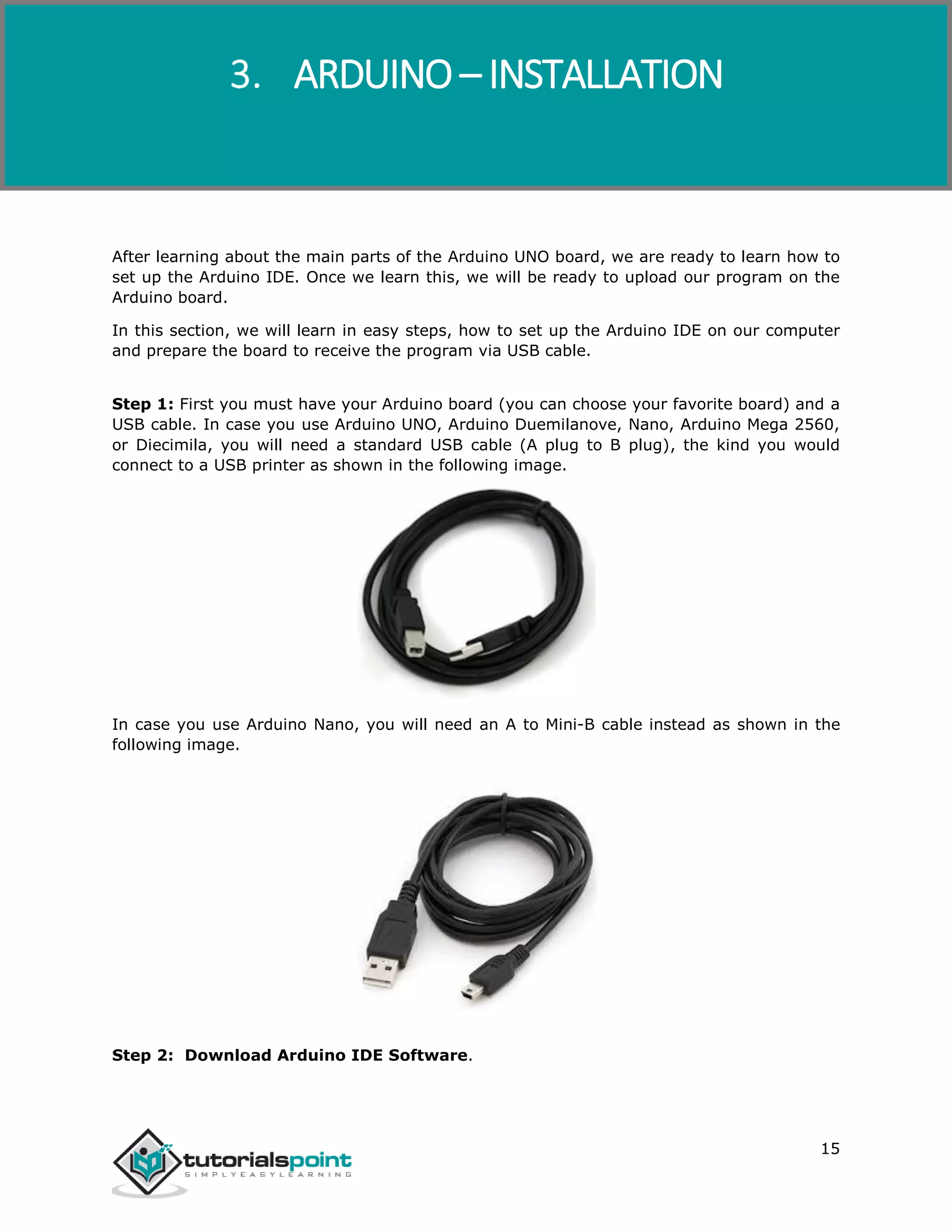 Arduino tutorial | PDF