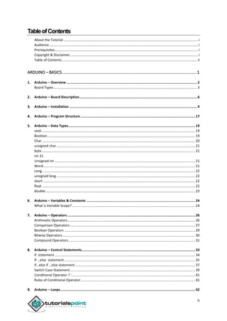Arduino tutorial | PDF