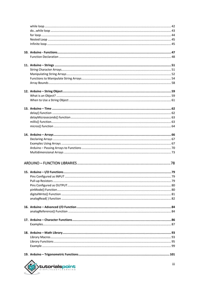 Arduino tutorial | PDF