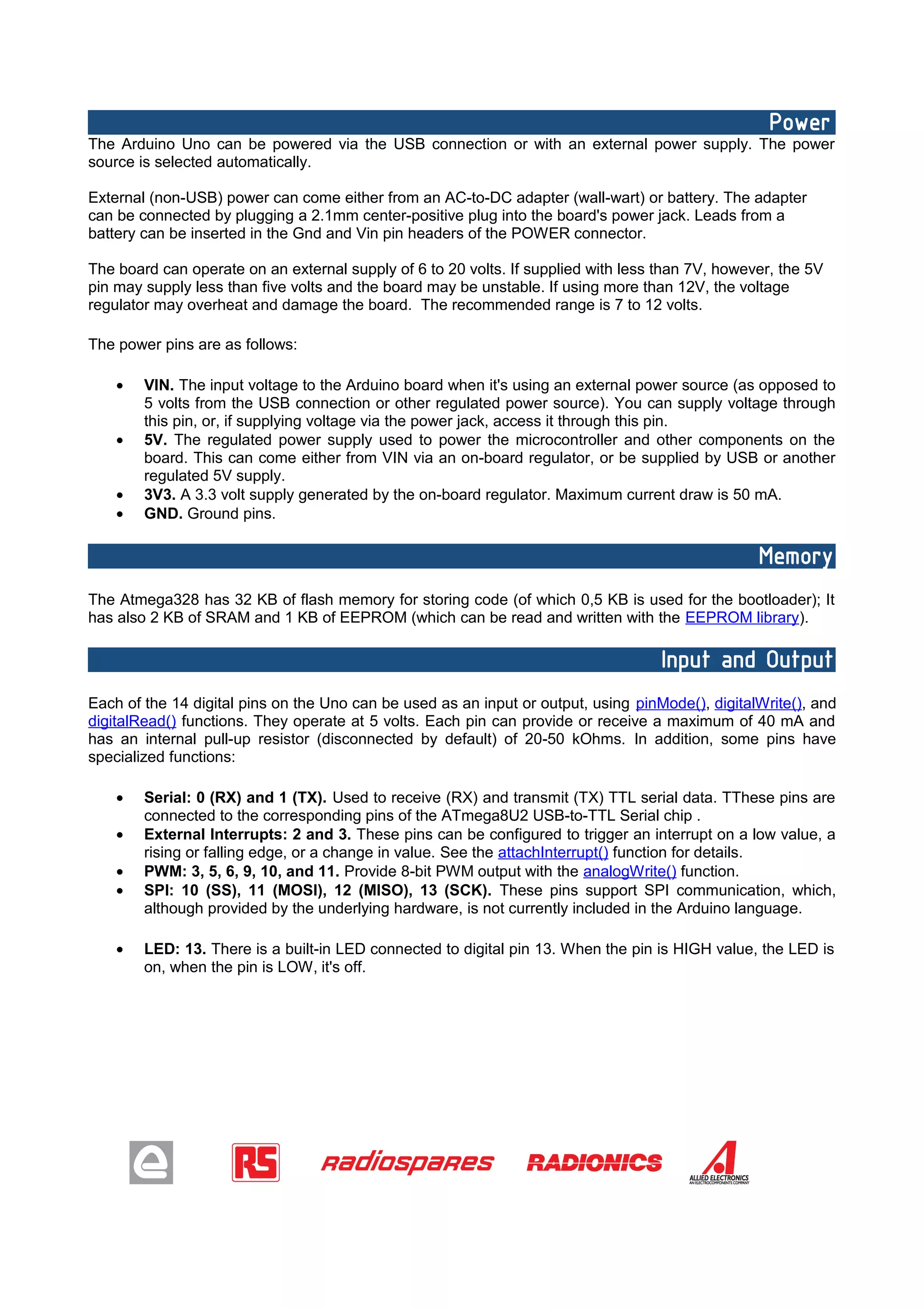 Arduino uno | PDF | Computer Peripherals | Computing