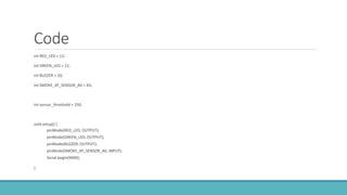 Arduino UNO Gas & Smoke Detection - Embedded Systems | PPTX