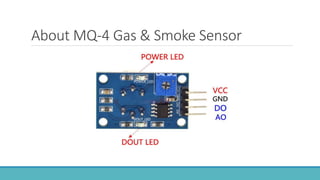 Arduino UNO Gas & Smoke Detection - Embedded Systems | PPTX