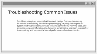 Arduino Uno Circuit Design.pptxqqwkwnsnn | PPTX