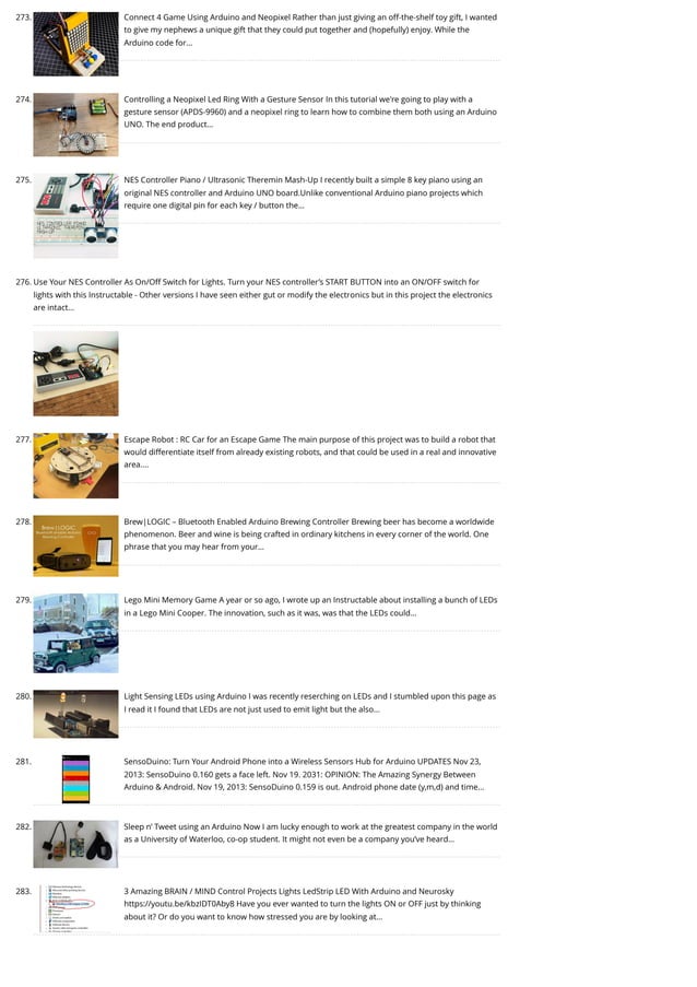 Arduino UNO Projects List in PDF offline downloadable - Use Arduino for ...