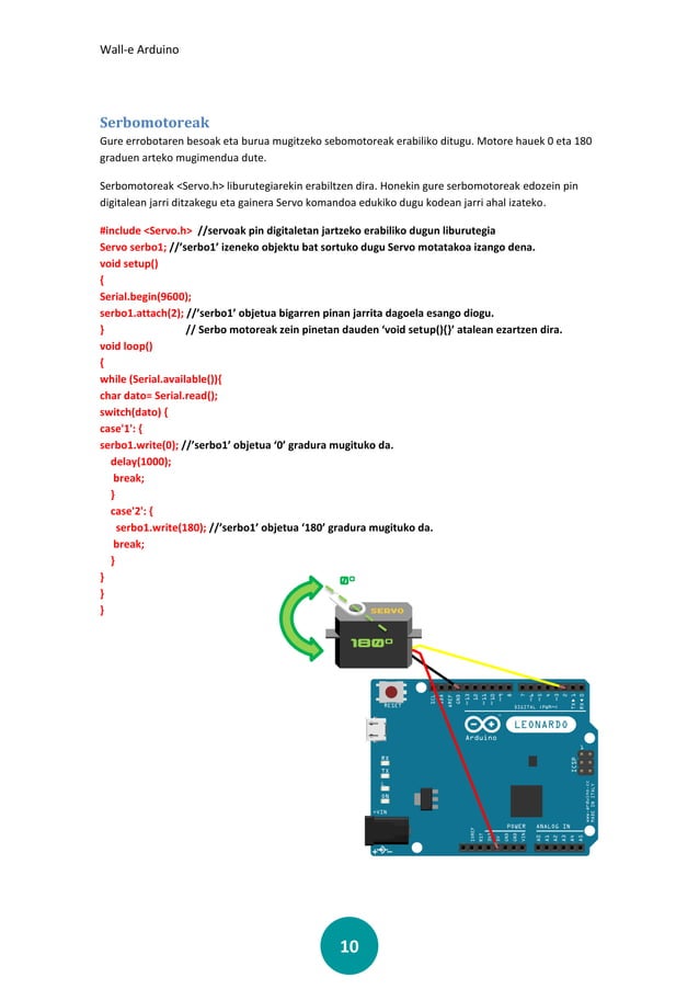 Arduino wall e - dok | PDF