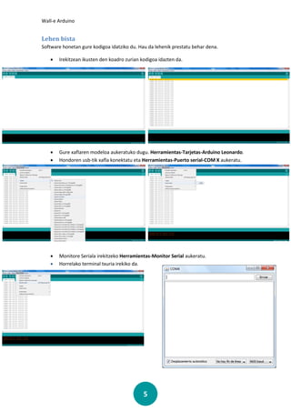 Arduino wall e - dok | PDF