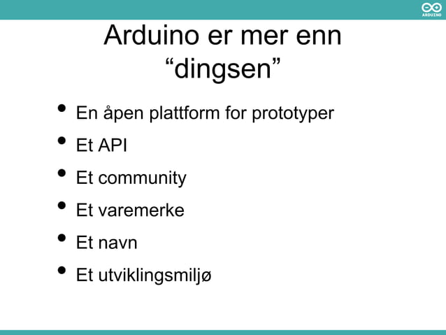 Arduino workshop @ Bitraf 17. Nov 2021 | PPT