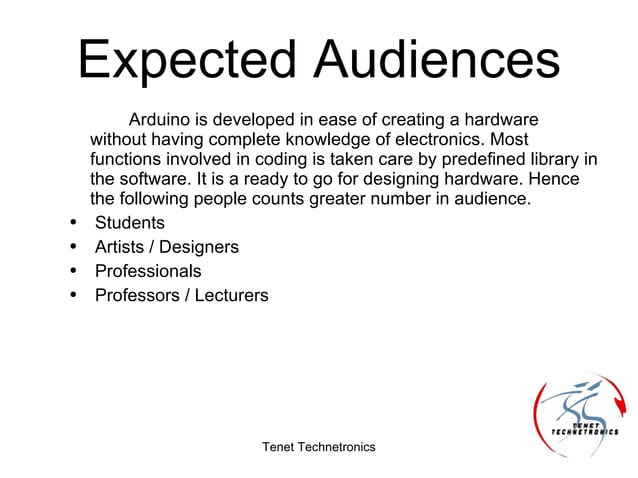 Arduino workshop proposal | PPT | Computing | Technology & Computing