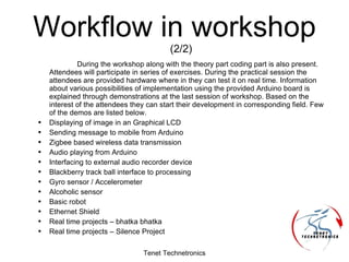 Arduino workshop proposal | PPT