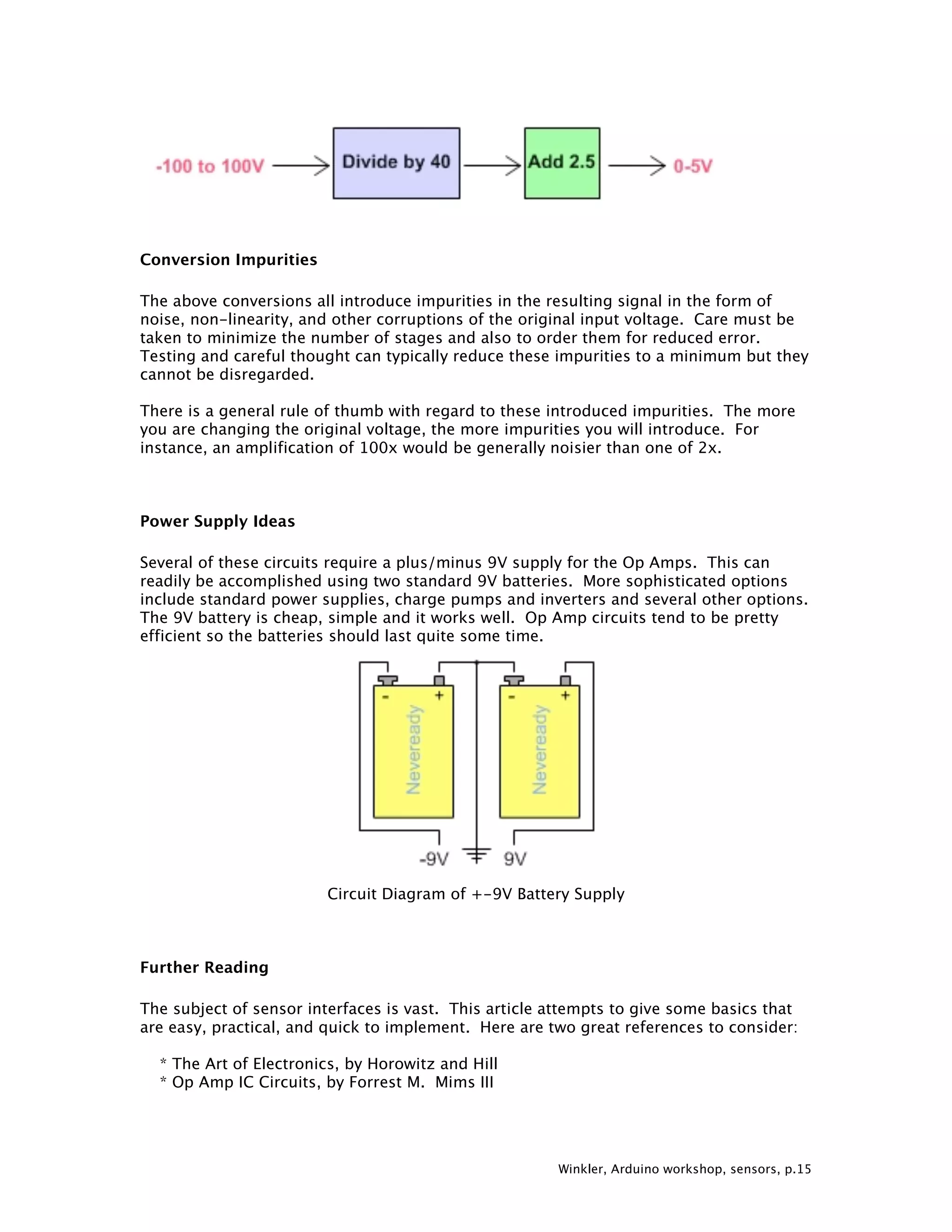 Arduino Workshop Sensors Pdf