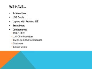 Arduino Workshop @ MSA University | PDF | Operating Systems | Computer ...