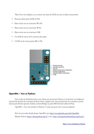 Arduino yun arduino-wifi-ethernet-linux | PDF