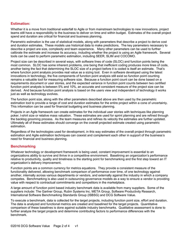 Are Function Points Still Relevant? | PDF