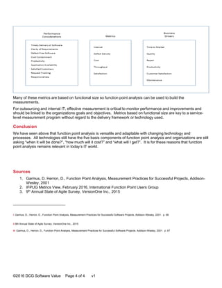 Are Function Points Still Relevant? | PDF