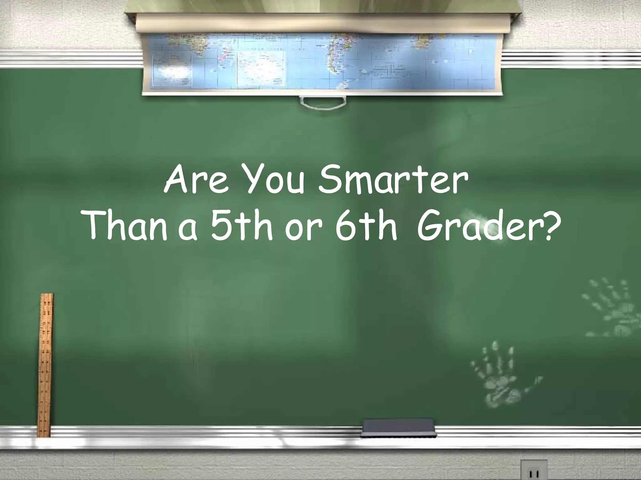 Are You Smarter Than A Fifth Grader Bible Game | PPT