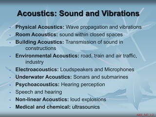 Sound waves and Different Wave Phenomena | PPTX | Physics | Science