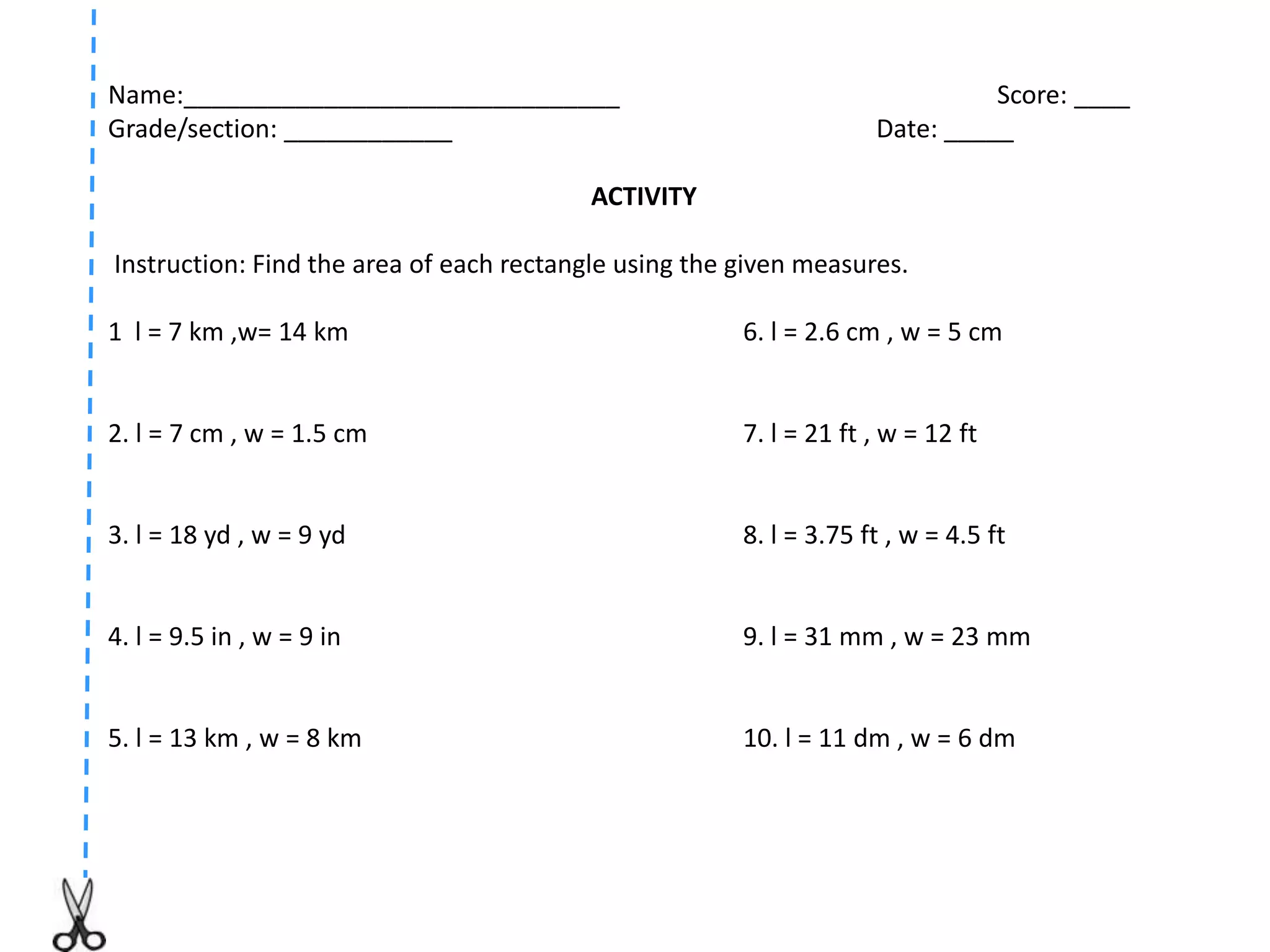 Area of Plane Figures | PPTX