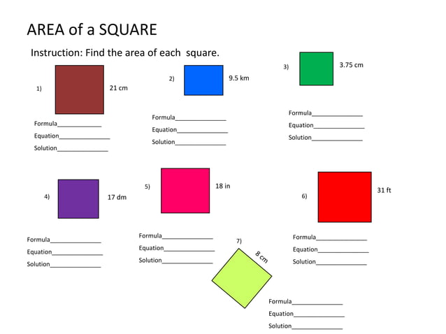 Area of Plane Figures | PPTX