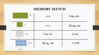 Math - Class V: Area (IGCSE) | PPTX