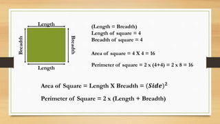 Math - Class V: Area (IGCSE) | PPTX