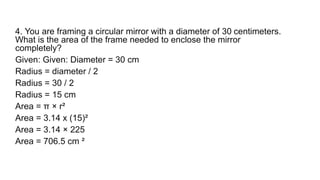 Finding the Circumference and Area of a Circle .pptx