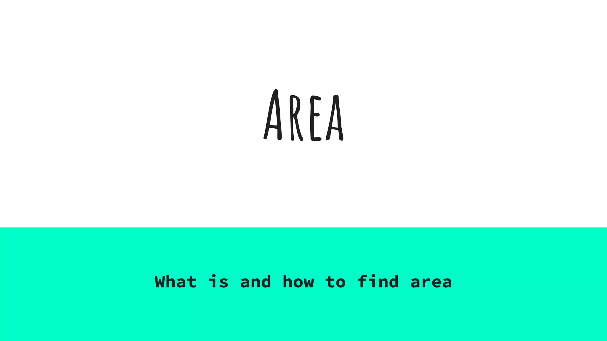 Area maths sola (mission impossible) | PPSX