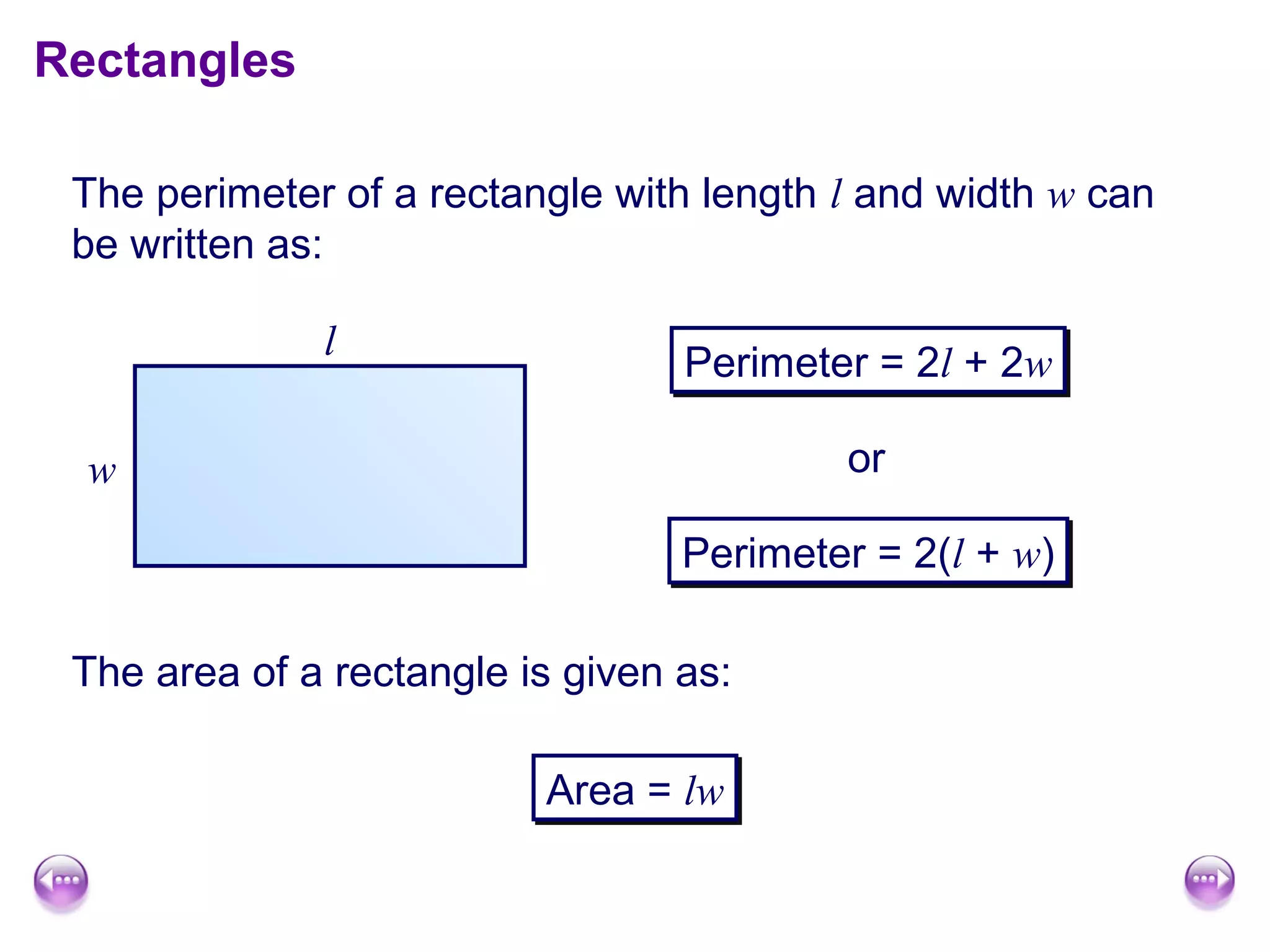 Area of-rectangles | PPT