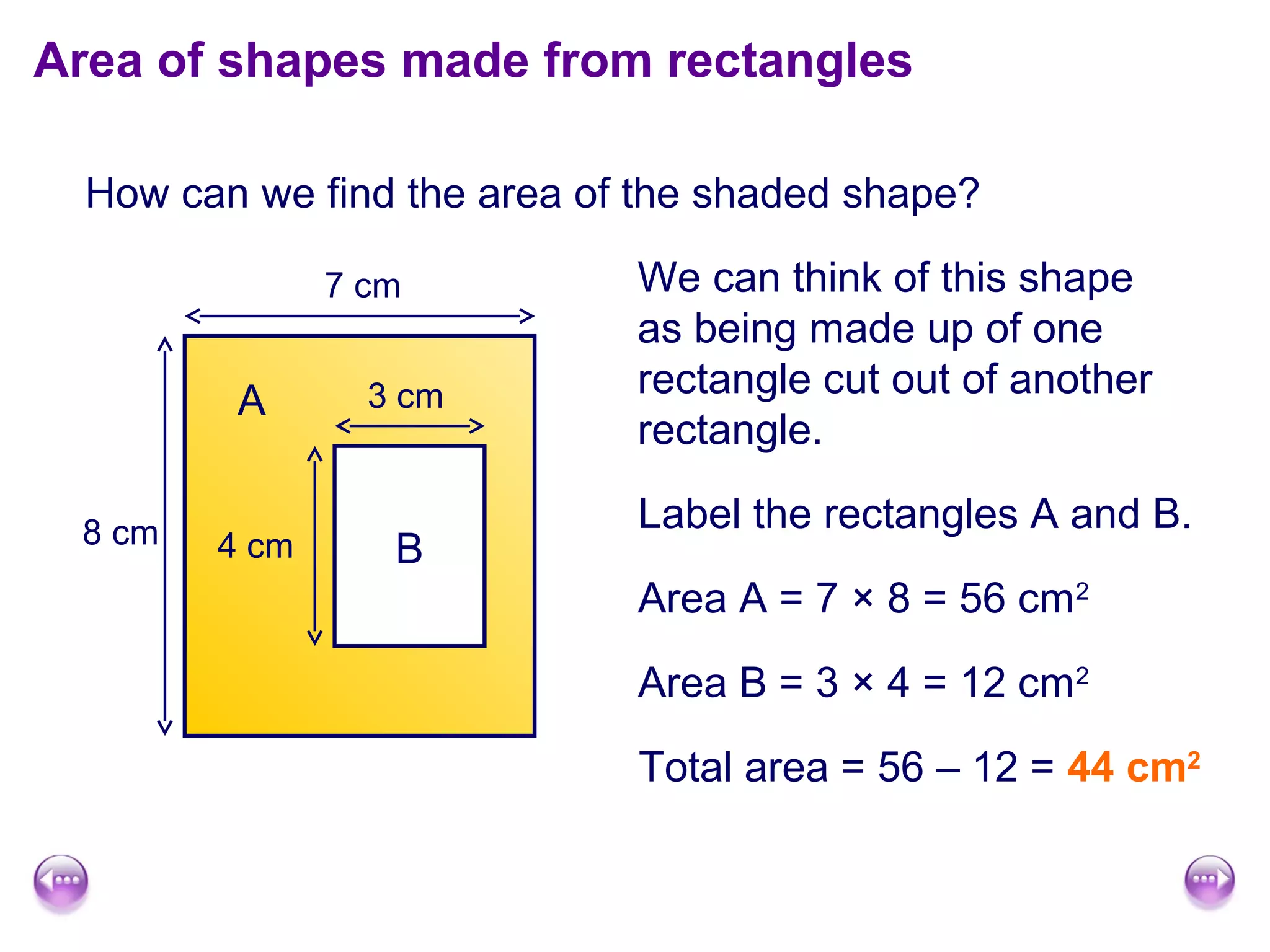 Area of-rectangles | PPT