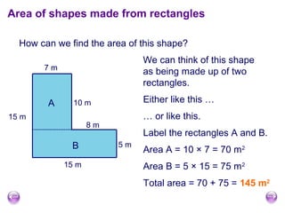 Area of-rectangles | PPT