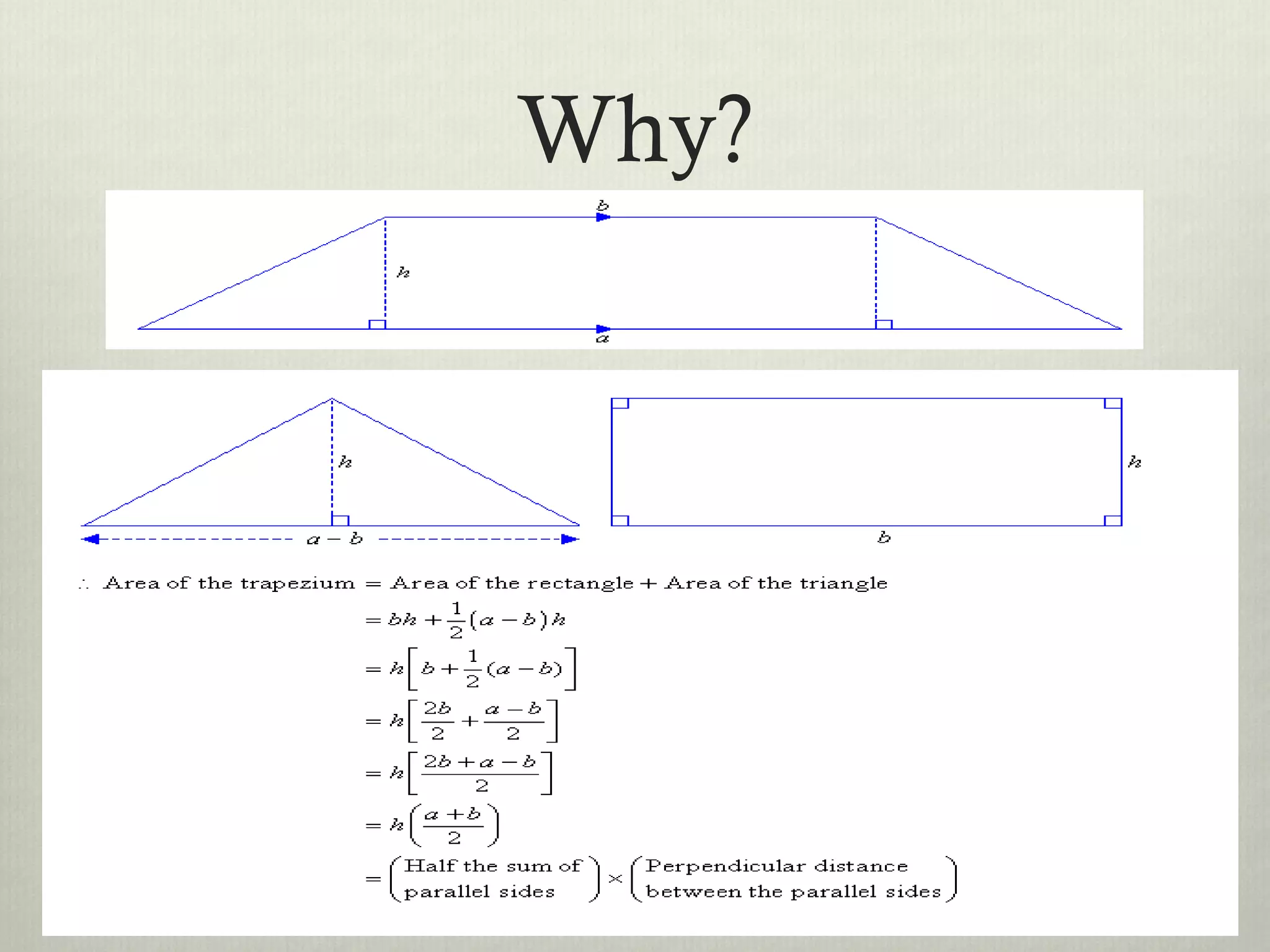 Area of trapezoids | PPT