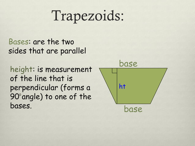 Area of trapezoids | PPT