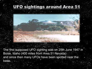 Area 51-Top secret US military base | PPT