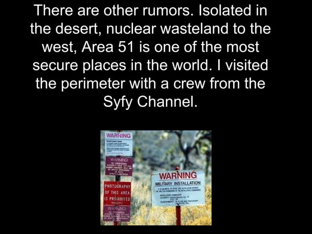 The History of Area 51, from its founding to . . | PPT