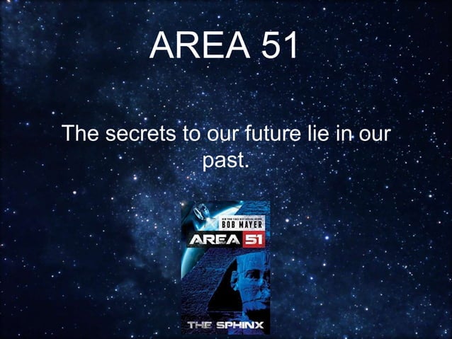 Area 51. An epic series written over 25 years! | PPT