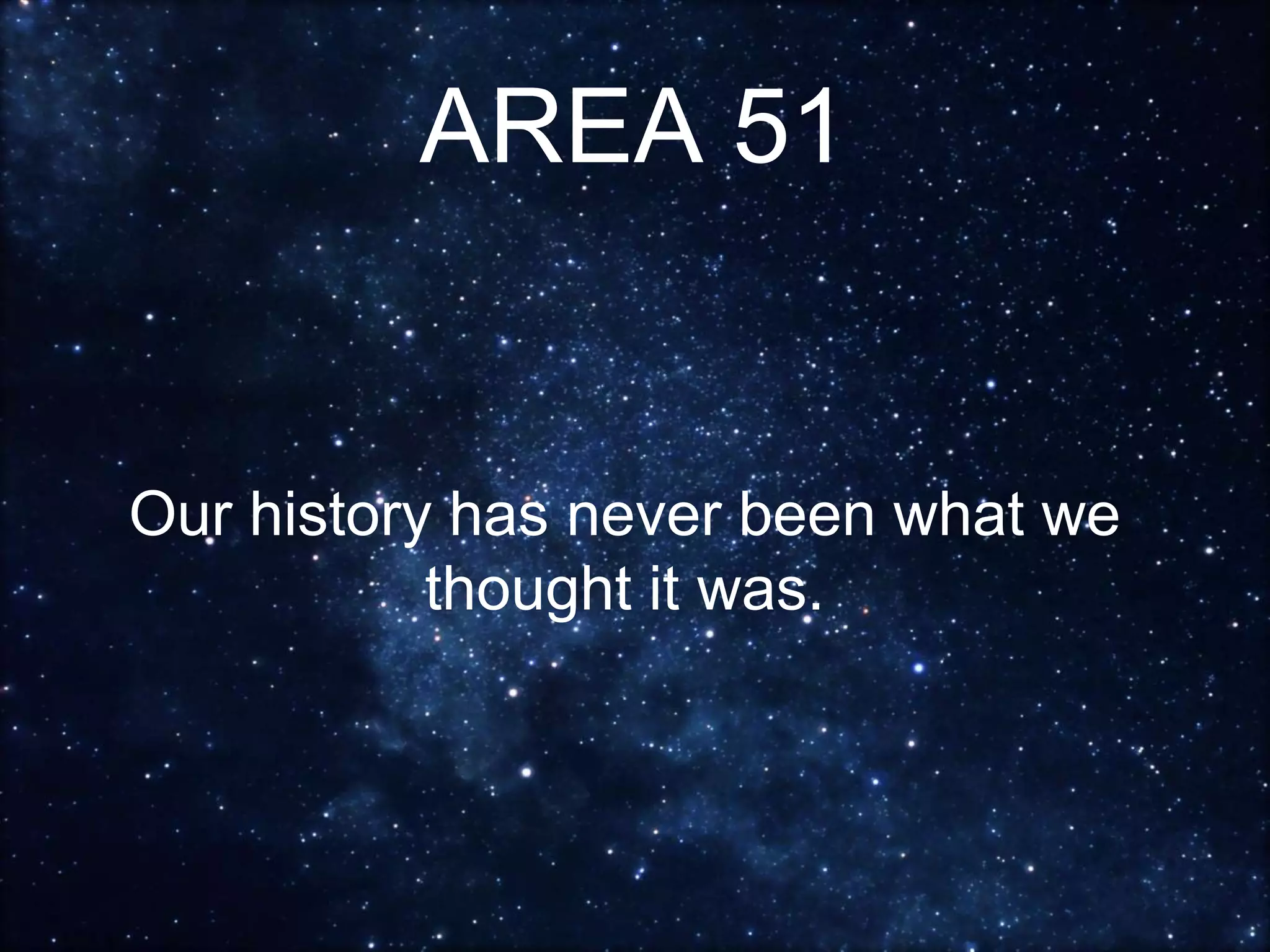 Overview of the bestselling Area 51 series | PPTX