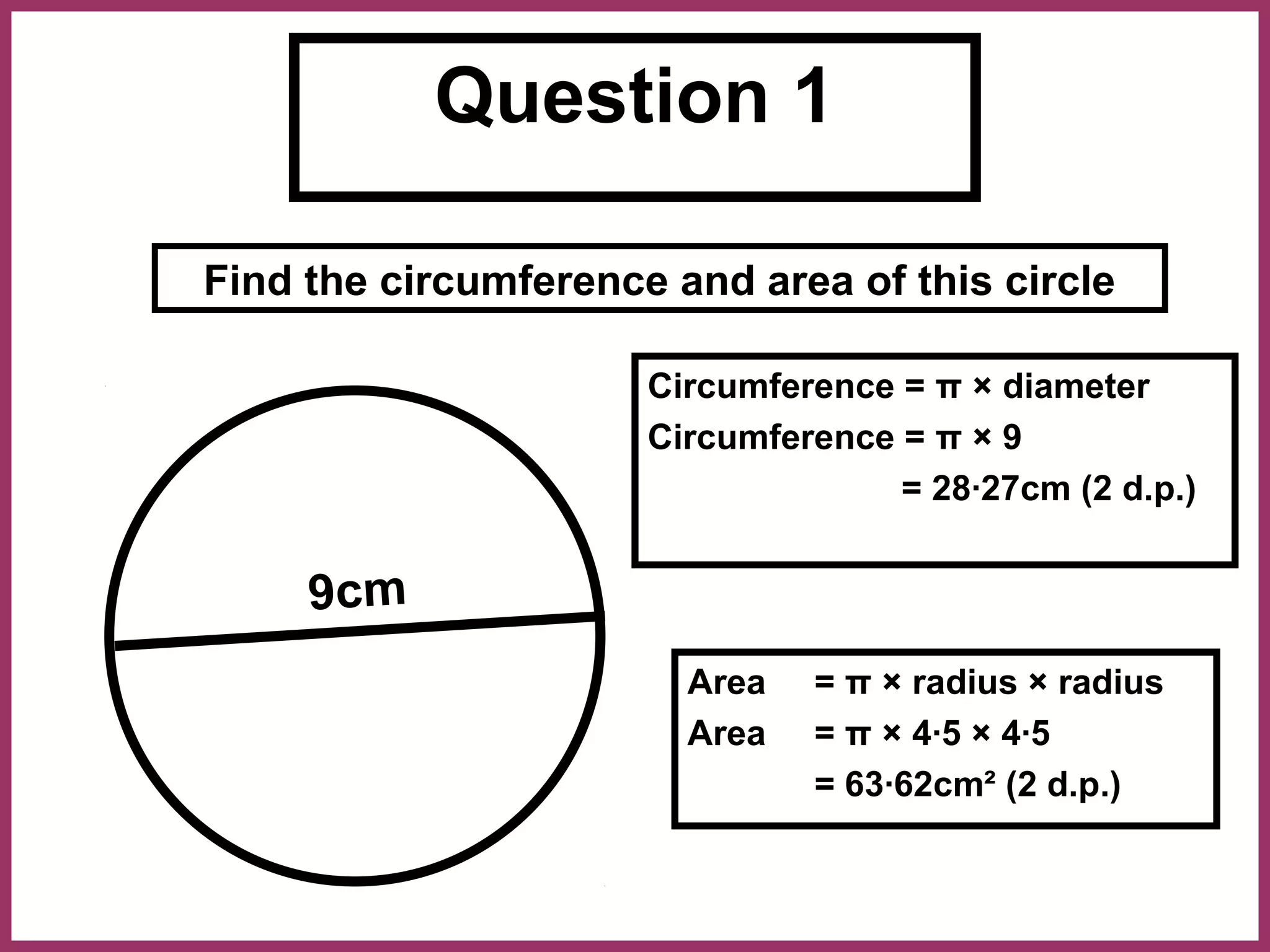 Area and circumference_of_a_circle | PPT
