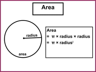 Area and circumference_of_a_circle | PPT