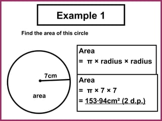 Area and circumference_of_a_circle | PPT