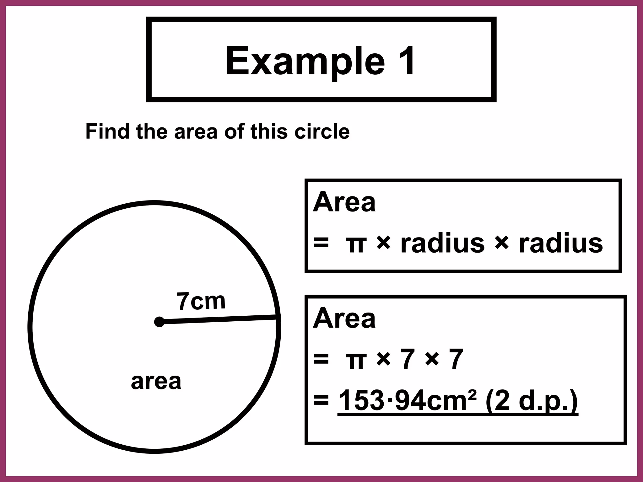 Area and Circumference of a Circle.ppt