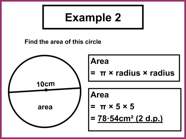 Area and Circumference of a Circle.ppt