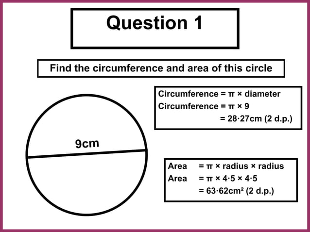 Area and Circumference of a Circle.ppt