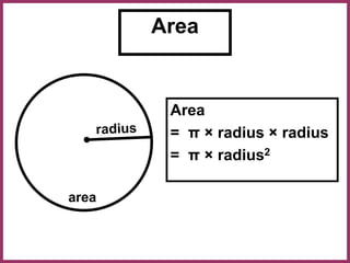 Area and Circumference of a Circle.ppt