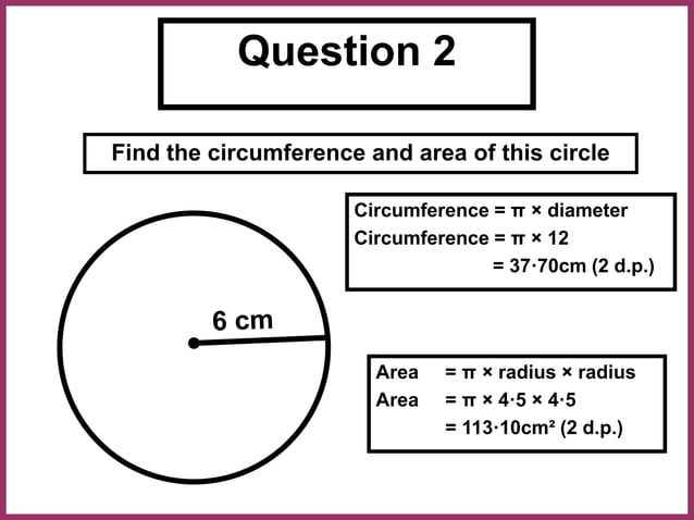 Area and Circumference of a Circle.ppt