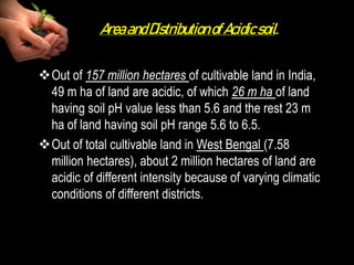 Area And Distribution of Acid soil.pptx