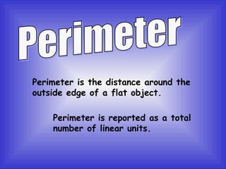 Area And Perimeter | PPT