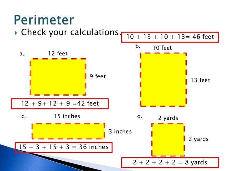 Area and Perimeter