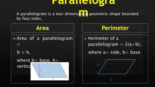 Area and perimeter | PPTX