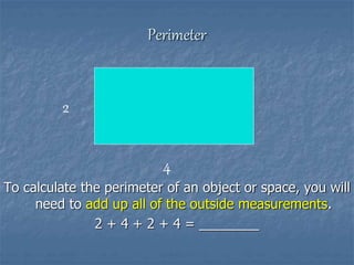 area and perimeter.ppt | Physics | Science