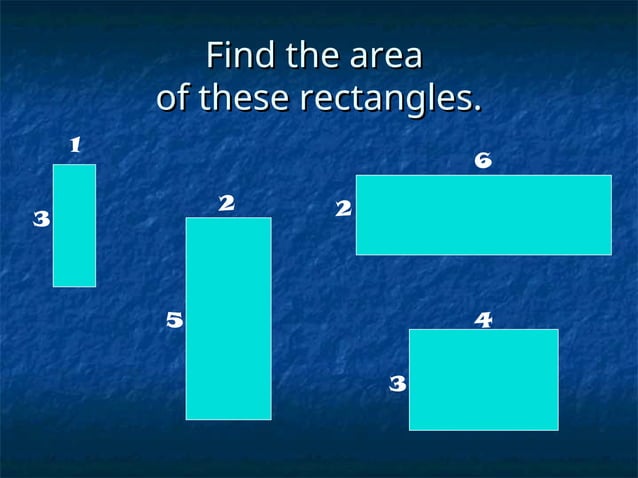 area and perimeter.ppt tutorials for kids | PPT