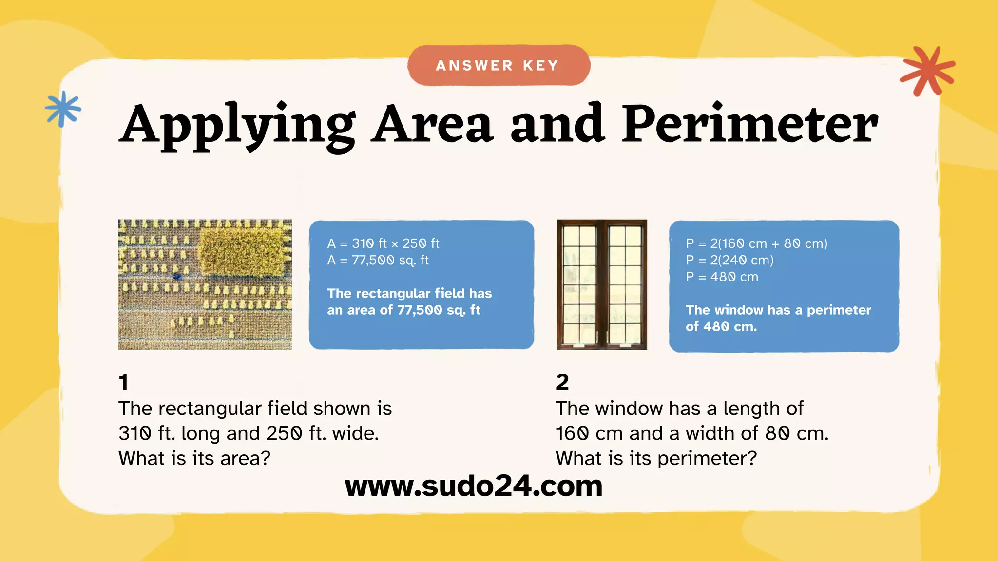 Area and Perimeter of Rectangles | PPTX